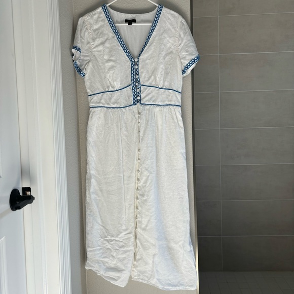 J. Crew | Dresses | J Crew Linen Maxi Dress | Poshmark
